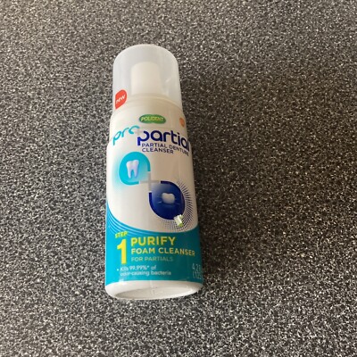 Polident Pro Partial Foam Denture Cleanser 4.2Fl. Oz. Exp.9/21/2023 ...