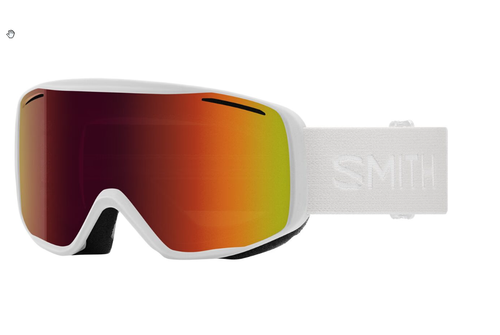 Smith Rally Goggles, White/Red Sol-X Mirror | eBay