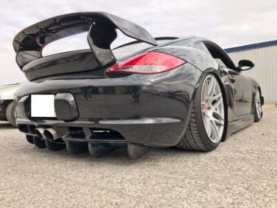 Fiberglass FRP Rear Diffuser For Porsche Cayman 987 2006-2012 987.1 987 ...