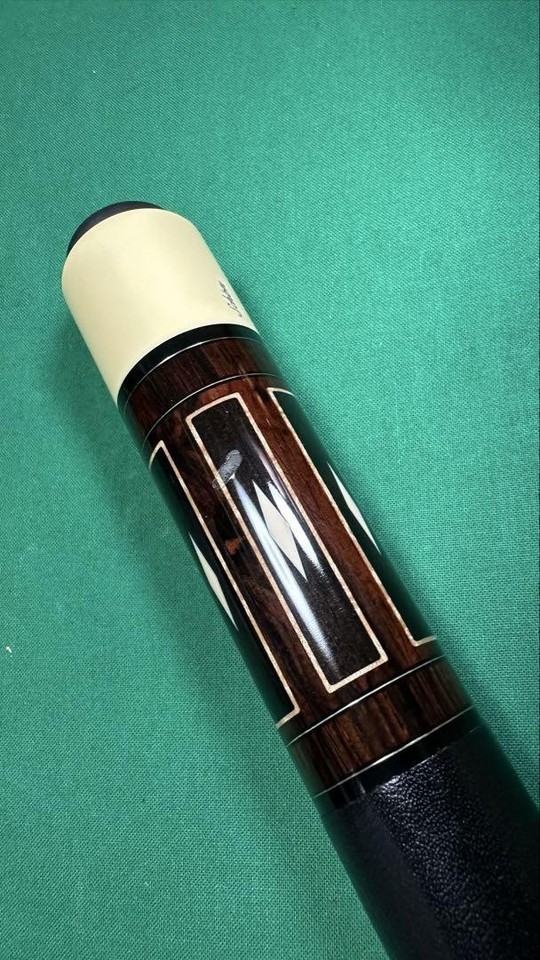 Schon Custom Pool Cue 2 Shafts 14T Joint Leather Grip w/ Joint Caps | eBay