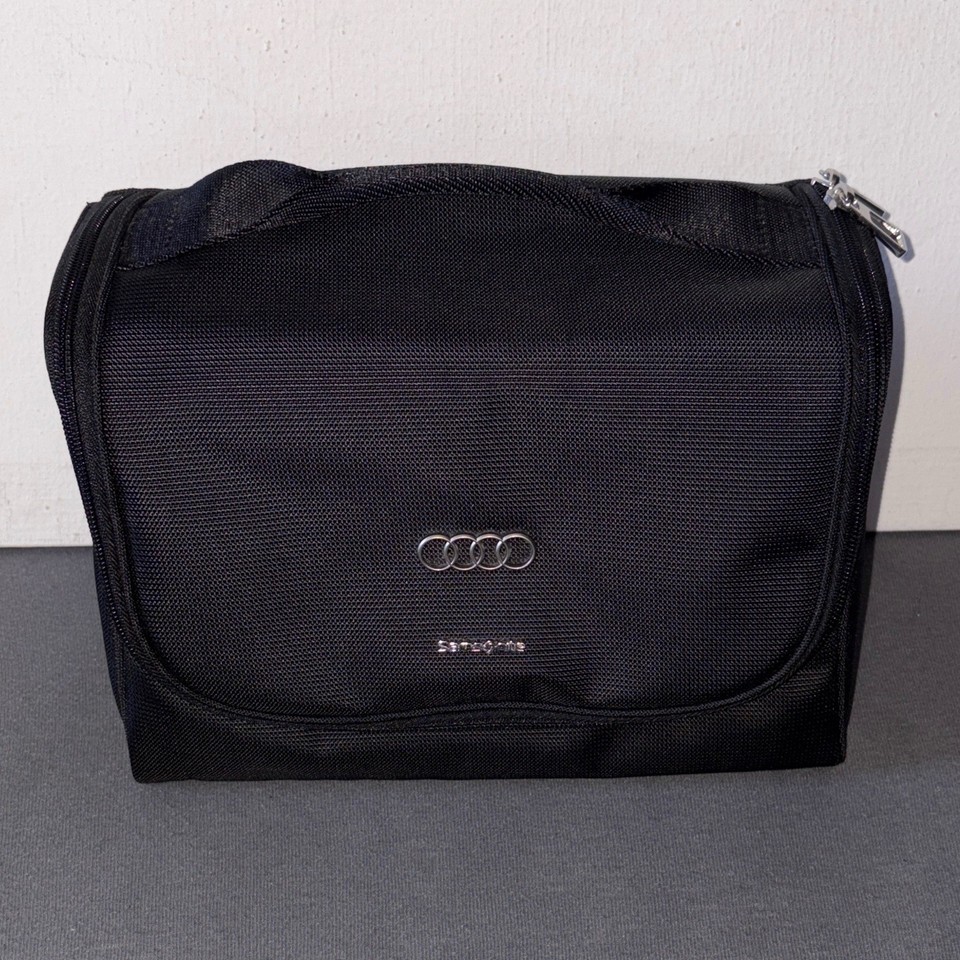 Audi Samsonite Kulturtasche Kulturbeutel Kosmetiktasche schwarz mit ...