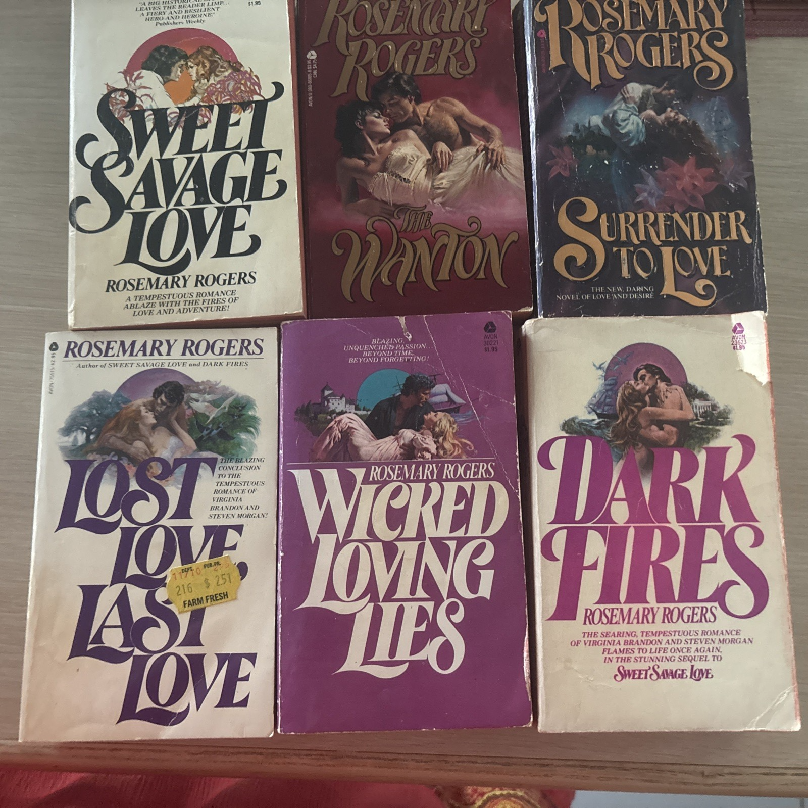 romance paperbacks by Rosemary Rogers | eBay