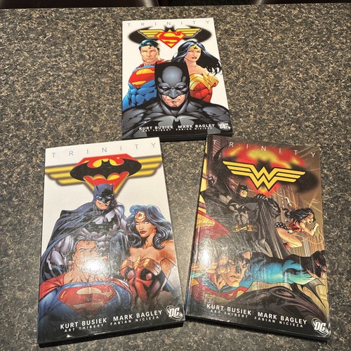 Trinity TPB vol. 1, 2, 3 set: DC Comics (2009) Batman, Superman, Wonder ...