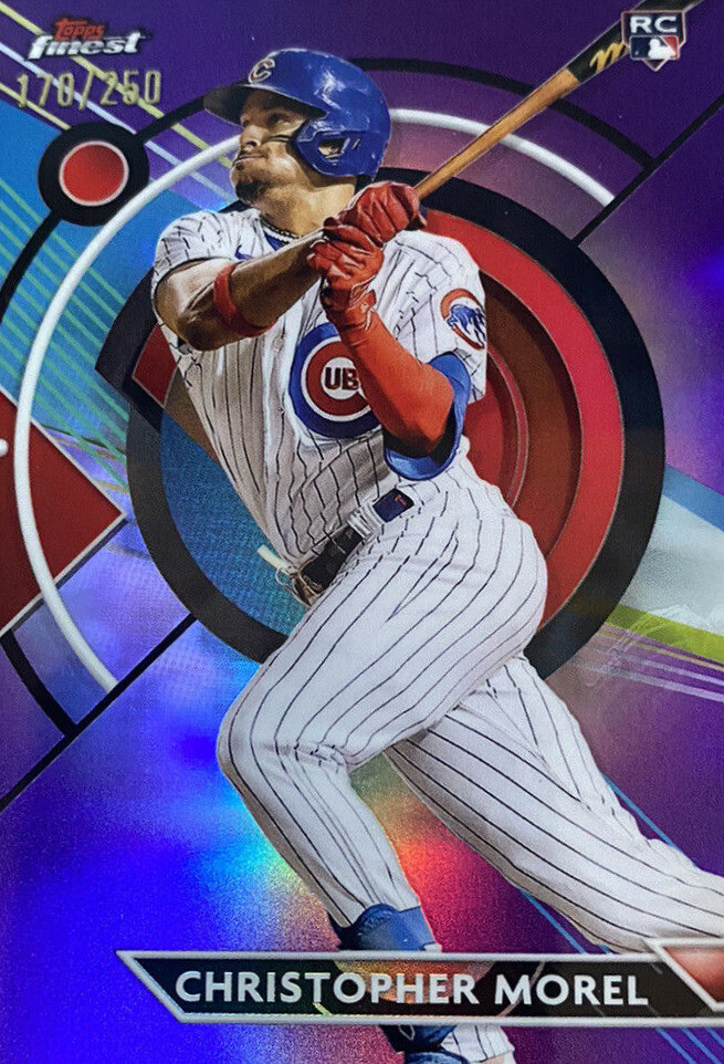 2023 Topps Finest - Purple Refractor #46 Christopher Morel /250 (RC ...