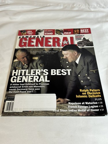 Armchair General (Manstein) September 2008 Hitler's Best General Desert ...