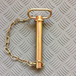 Tractor Tow Pin 1" x 6" with Linch Pin & Chain | eBay