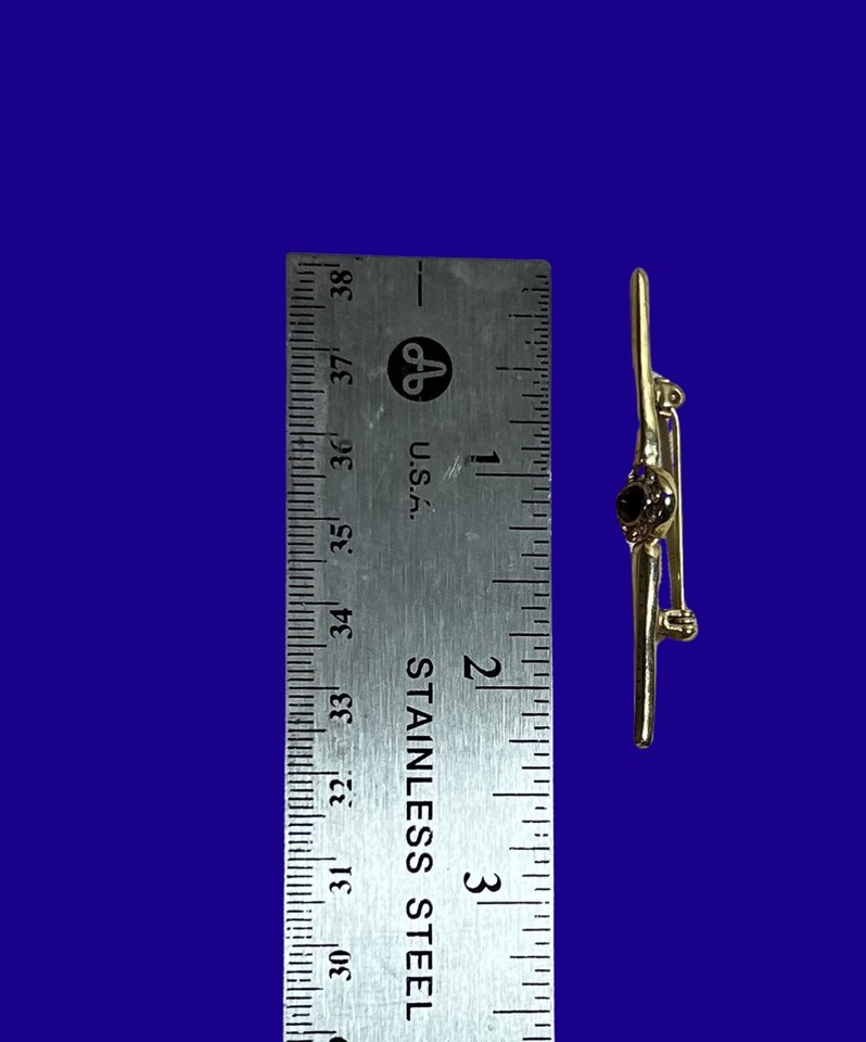 Vintage 1950s Tie Slide Bar Clip Art Deco Silver Bars Classic | eBay