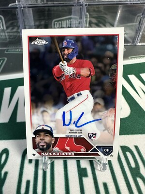 2023 Topps Chrome Update NARCISO CROOK RC Rookie Auto On Card RA-NC Red ...
