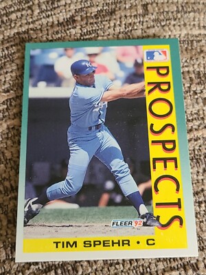 Tim Spehr 1992 Fleer Prospects Baseball Card NM/MT #674 Kansas City ...