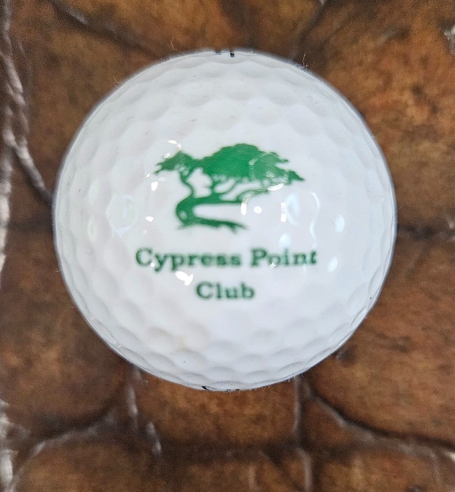 Cypress Point logo golf ball. Iconic Pacific Coast golf course | eBay
