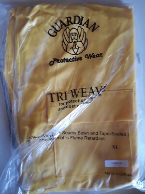 guardian n706fply-xl tri weave Bib-style, plain front rain pants xlarge ...
