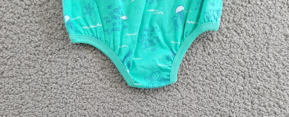 First Impressions Sea-Print Sunsuit Baby Boys' 18Mos Seaside Green Snap ...
