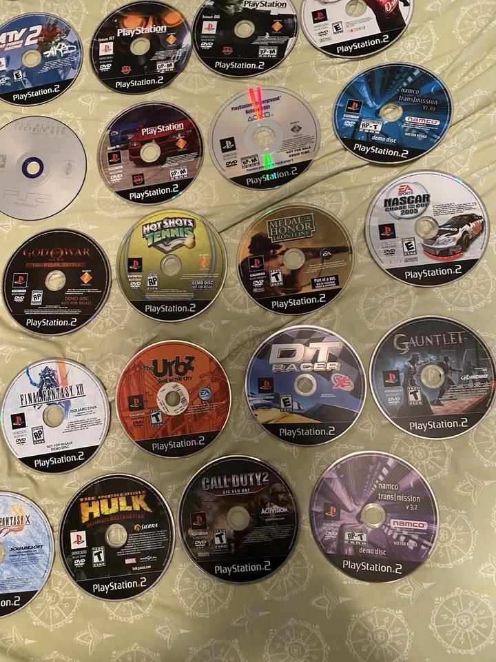 Lot of 41 PlayStation 2 PS2 Games/Discs Bundle Gauntlet Final Fantasy ...