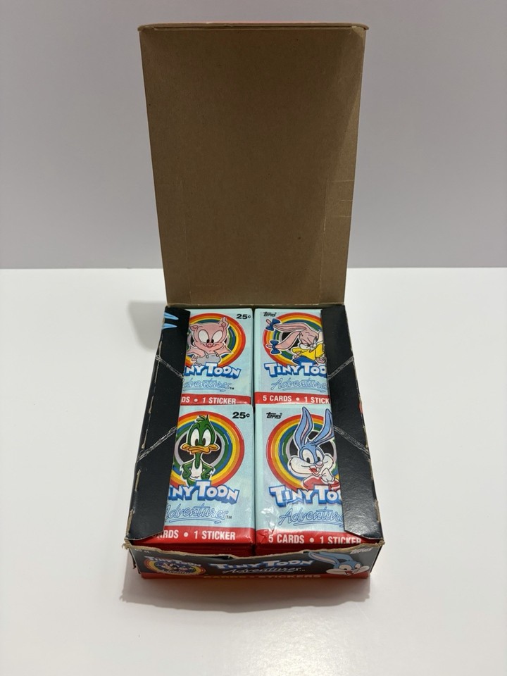 1991 Topps Tiny Toon Adventures Trading Cards Box - 60 Packs | eBay
