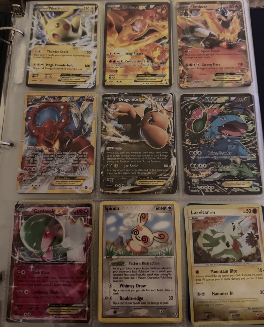 Random Pokémon Binder Raffle, EX CARDS & NORMAL CARDS 1/30 chance of ...