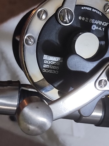 New Trolling Fishing Rod Contender 7' Med 20-25lb And Reel Calypso Blue ...