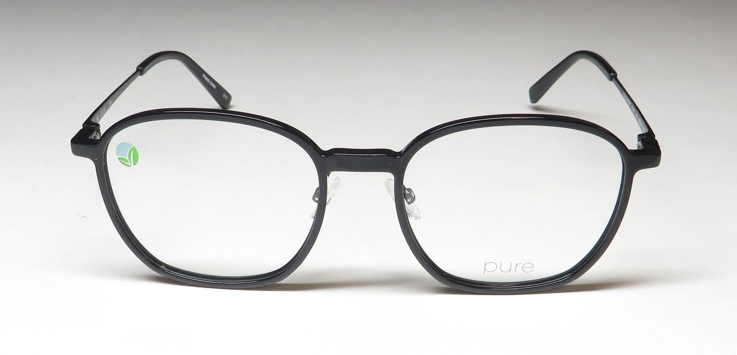 NEW MARCHON AIRLOCK PURE 3012 GLASSES 001 BLACK MENS 53-18-140 PLASTIC ...