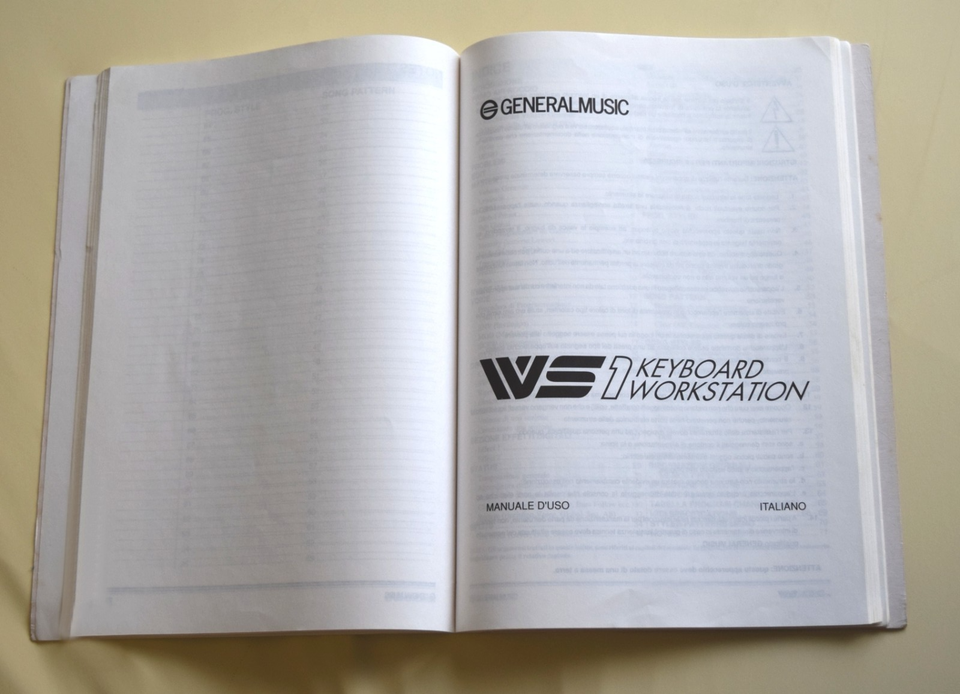 GEM WS1 manuale istruzioni in italiano e inglese - English and Italian ...