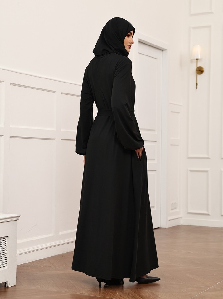 Arabic Robe Scarf Women Muslim Kaftan Abaya Dubai Evening Dress Maxi ...