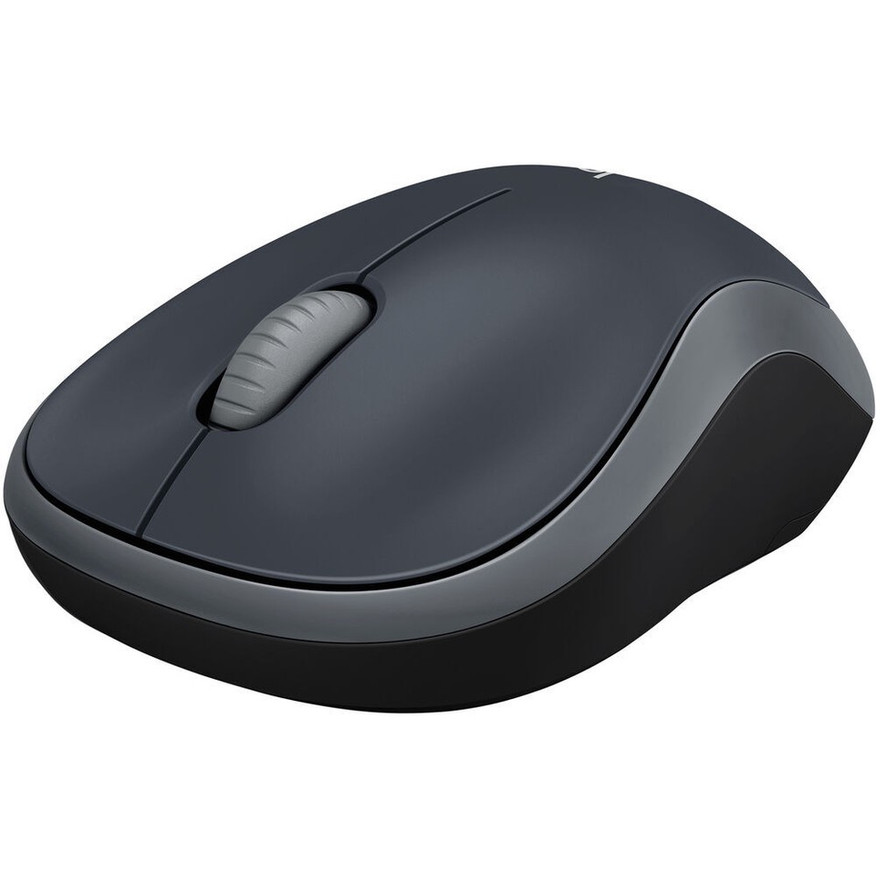 Logitech - M185 Wireless Mouse withAmbidextrous Design - Gray (No USB ...