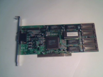 PCI Video Graphics Card S3 Virge 2MB VC OnBoard N1C3BD 86C325 KBI325XP ...