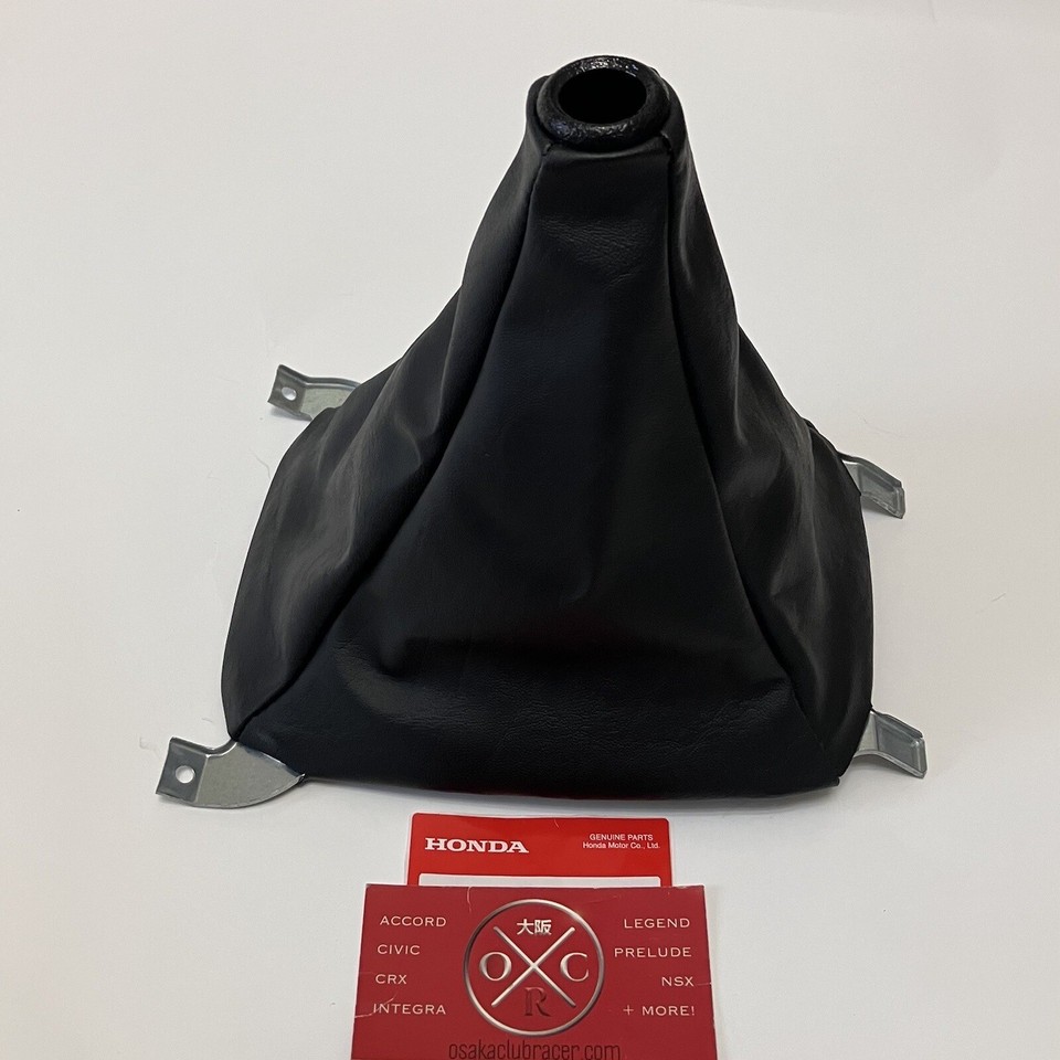 Genuine OEM EK Honda Civic Shift Boot Black 96-00 USDM Shifter Boot 5MT ...