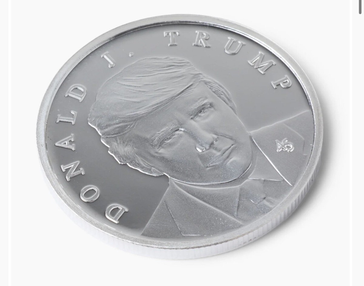 PRESIDENT TRUMP FIRST EDITION SILVER MEDALLION trump coin PRESIDENT TRUMP FIRST EDITION SILVER MEDALLION trump coin