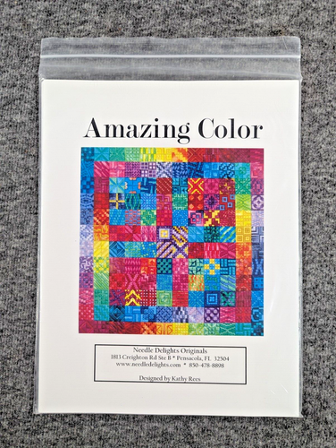 Needle Delights Originals "Amazing Color" Needlepoint Pattern by Kathy ...