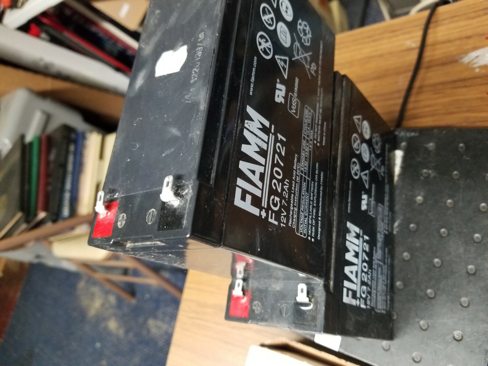 TWO - FIAMM FG20721 Sealed Lead Acid - AGM - VRLA Replacement Batteries ...