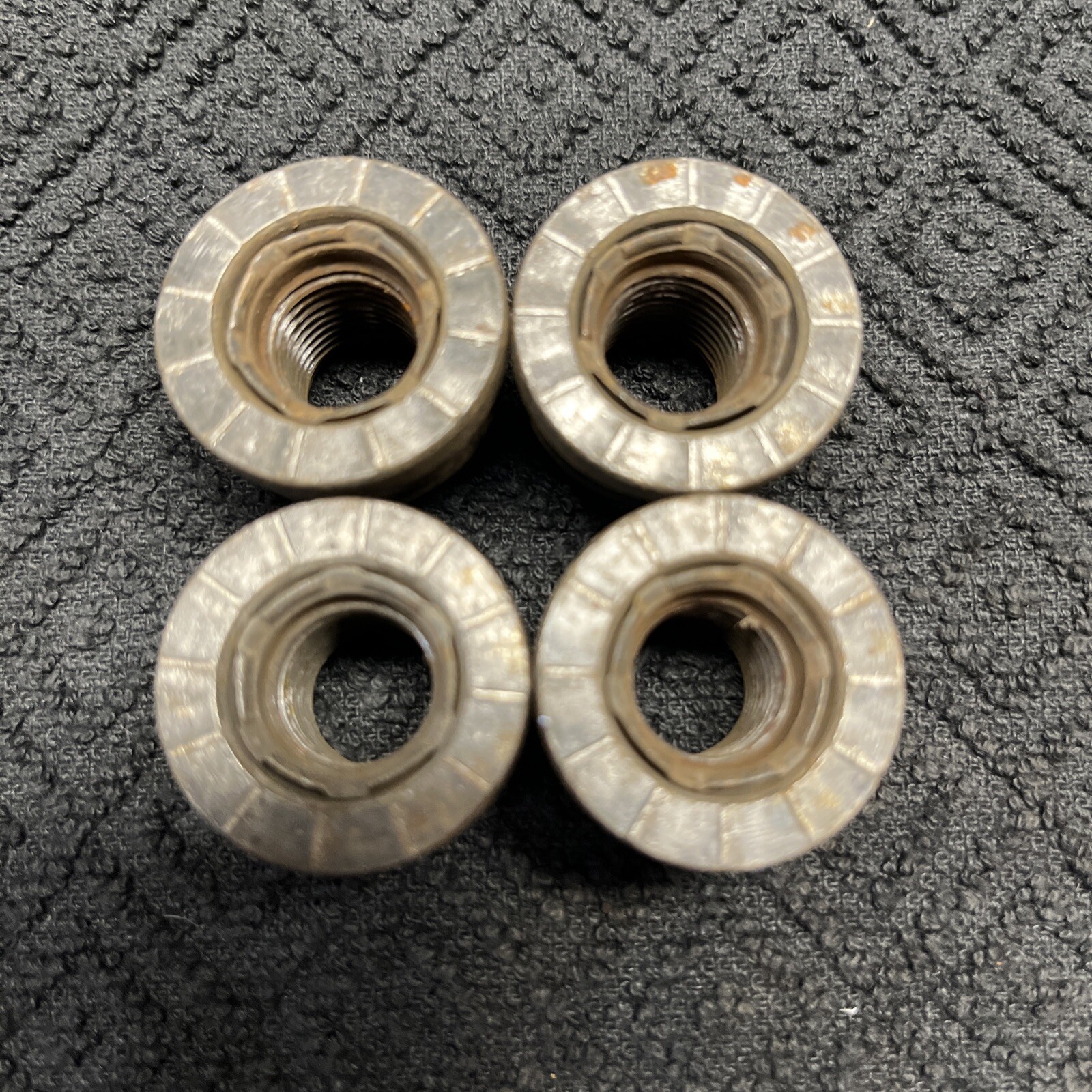 Set of 4 Ford F250 Wheel Lug Rim Nuts OEM Dorman 14mm x 1.5 Thread ...