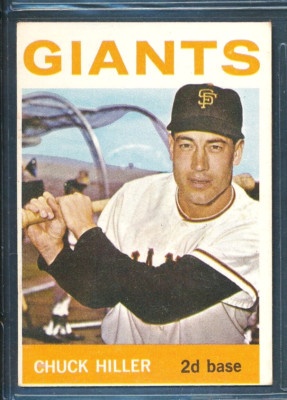 1964 Topps Baseball Set Break #313: CHUCK HILLER San Francisco Giants ...