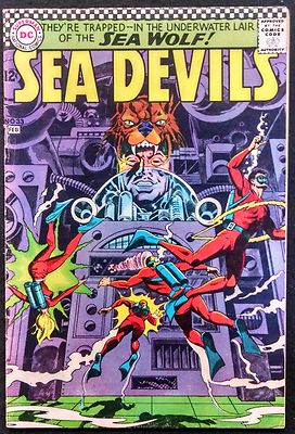 SEA DEVILS 1967 #33 FN MINUS SHARP BOOK SEA DEVILS MEET THE SINISTER ...