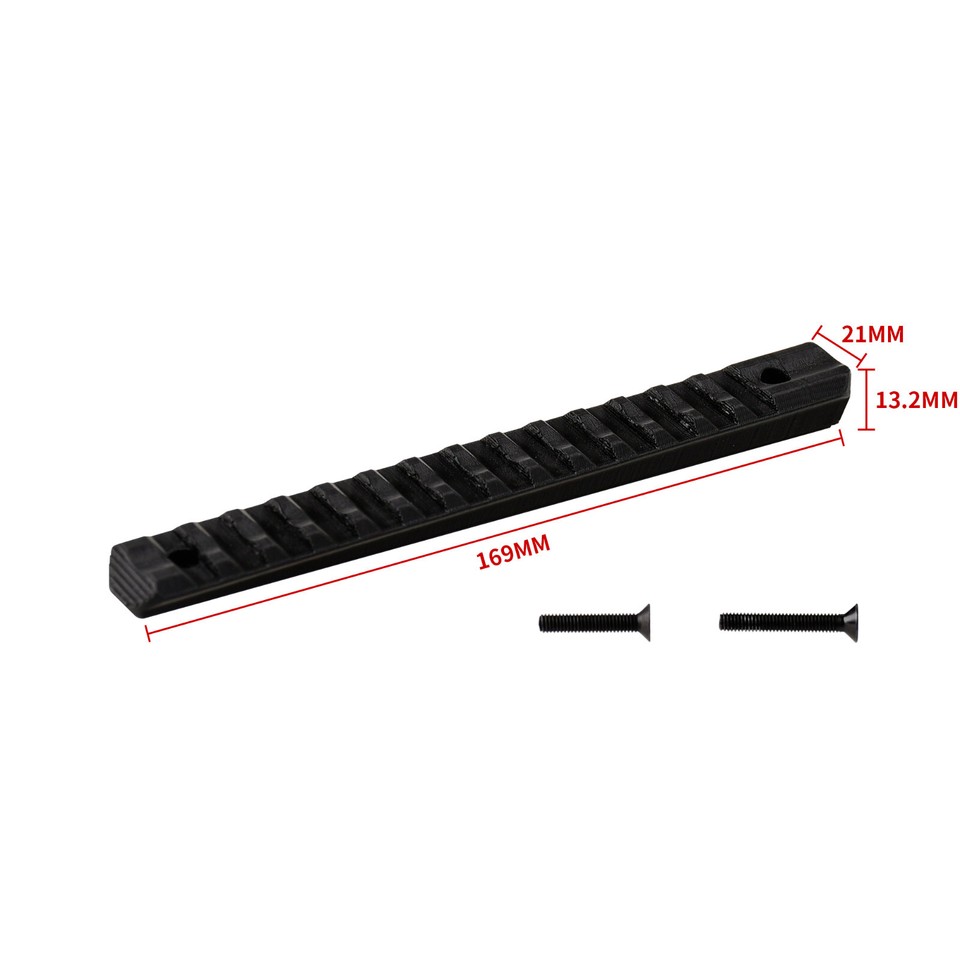 Worker MOD F10555 Top Rail Elevation 3D Print for Harrier Blaster Foam ...