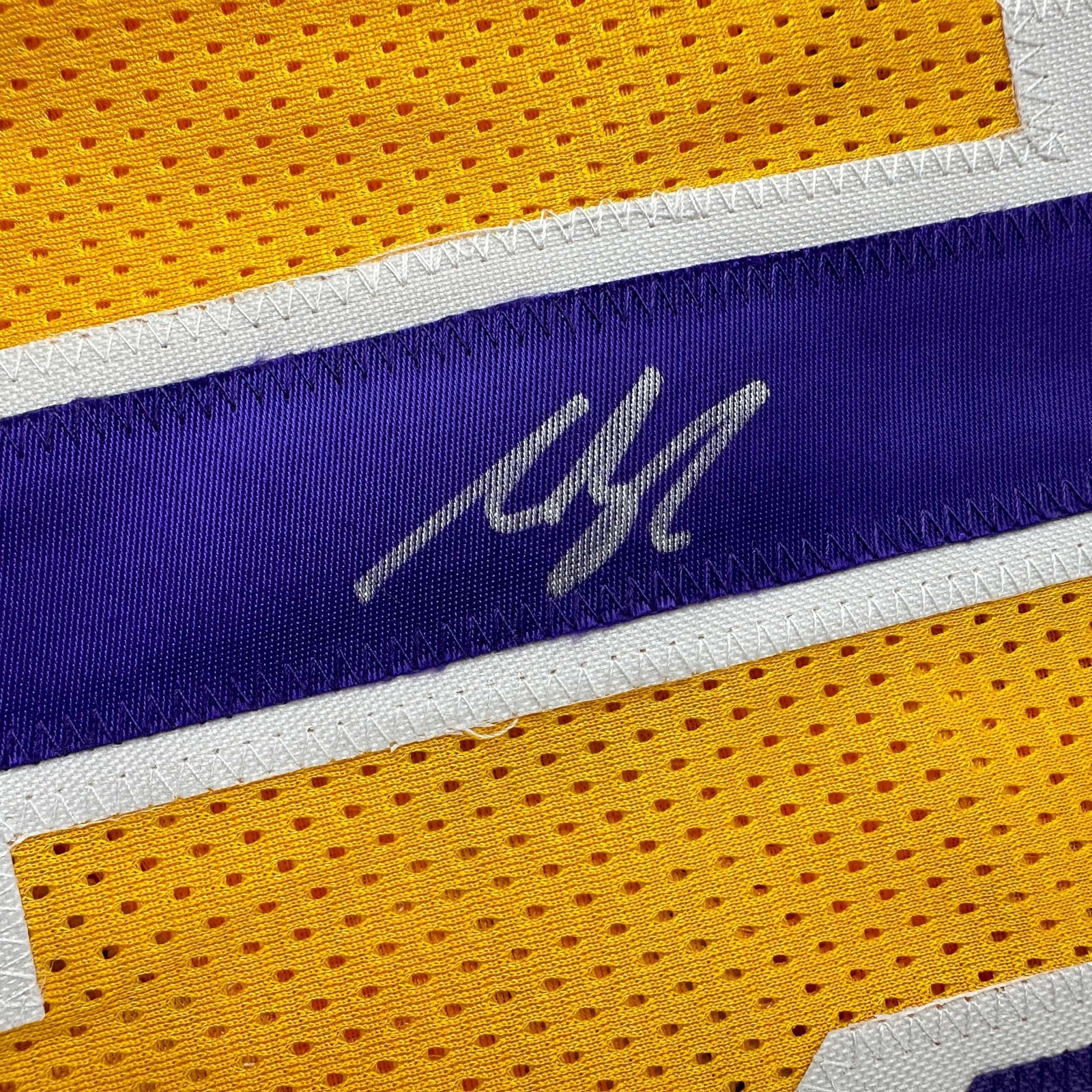 Autographed/Signed Austin Reaves Los Angeles LA Yellow Jersey Beckett ...