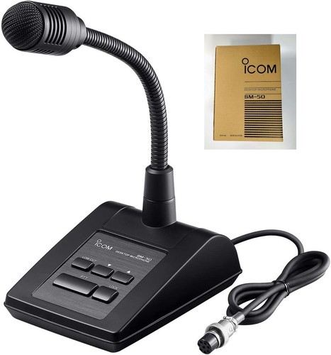Icom DYNAMIC DESK MIC SM-50 small speaker microphone From Japan | eBay