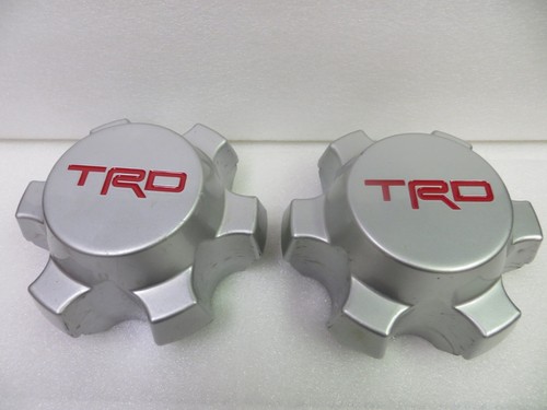 TOYOTA FJ CRUISER TRD SILVER CENTER CAPS - 2 - 69578 - PT904-35070-CC ...