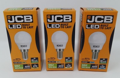 40w LED Round Golf JCB Light Bulbs SES small Screw In E14 2 4 10 Bulb ...