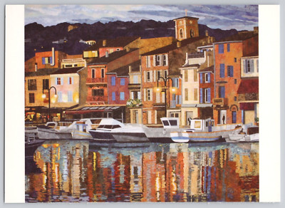 'Port of Cassis' Quilt Design by Lenore Crawford Postcard 2010 ...