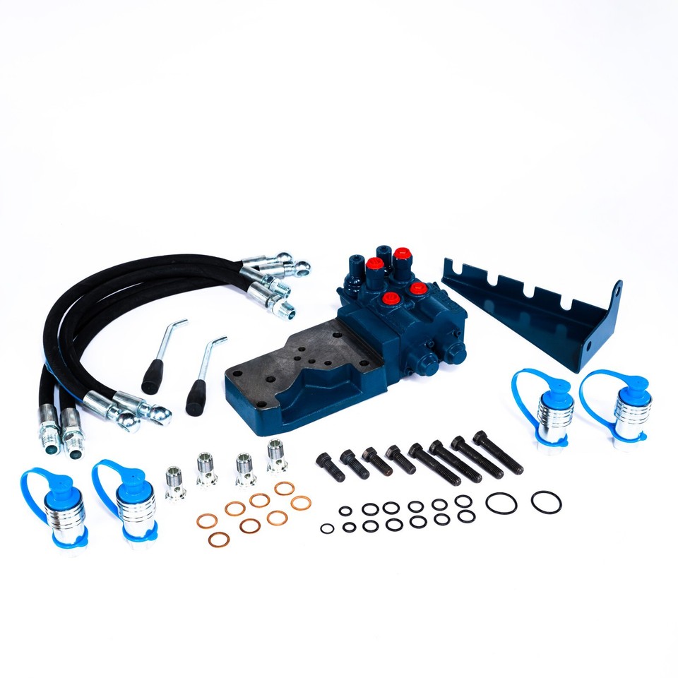 FORD TRACTOR NEW DOUBLE HYDRAULIC REMOTE CONTROL VALVE KIT 6410,6610 ...