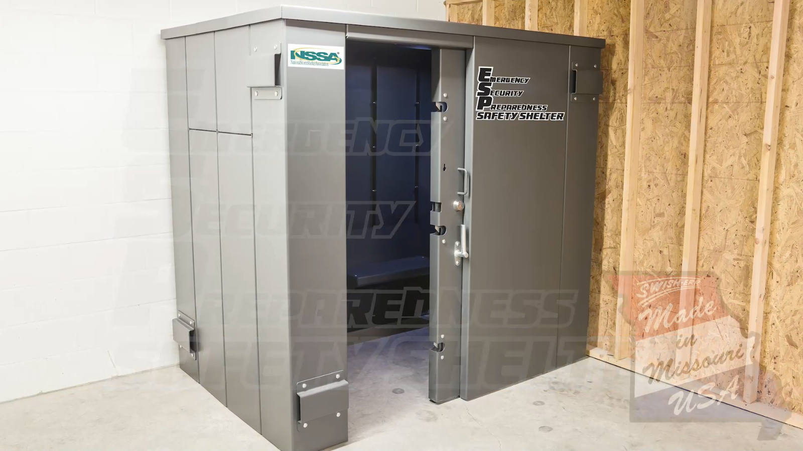 SR84X039G - Swisher ESP Safety Residential Shelter with 6 Person ...