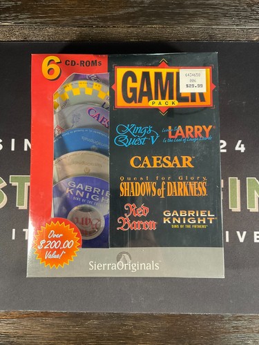 Sierra Originals Game Pack MS-DOS/Windows 3.1 PC CD-ROMs Factory Sealed ...