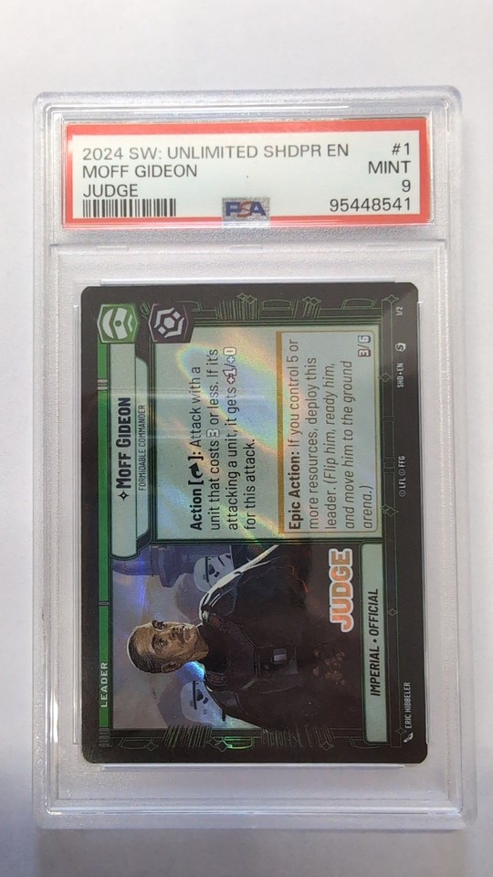 Moff Gideon - Formidable Commander (Judge Promo) (1/2) [Shadows of the ...