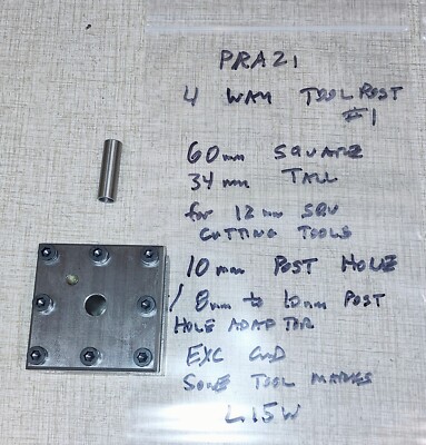 Lathe - 4 Way Tool Post