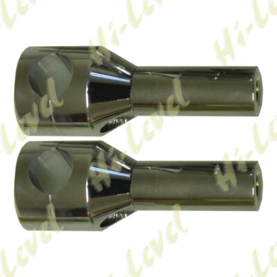 Hi Level Motorcycle Handlebar Risers 4' Chrome Glide BC20066 no adjusters | eBay UK