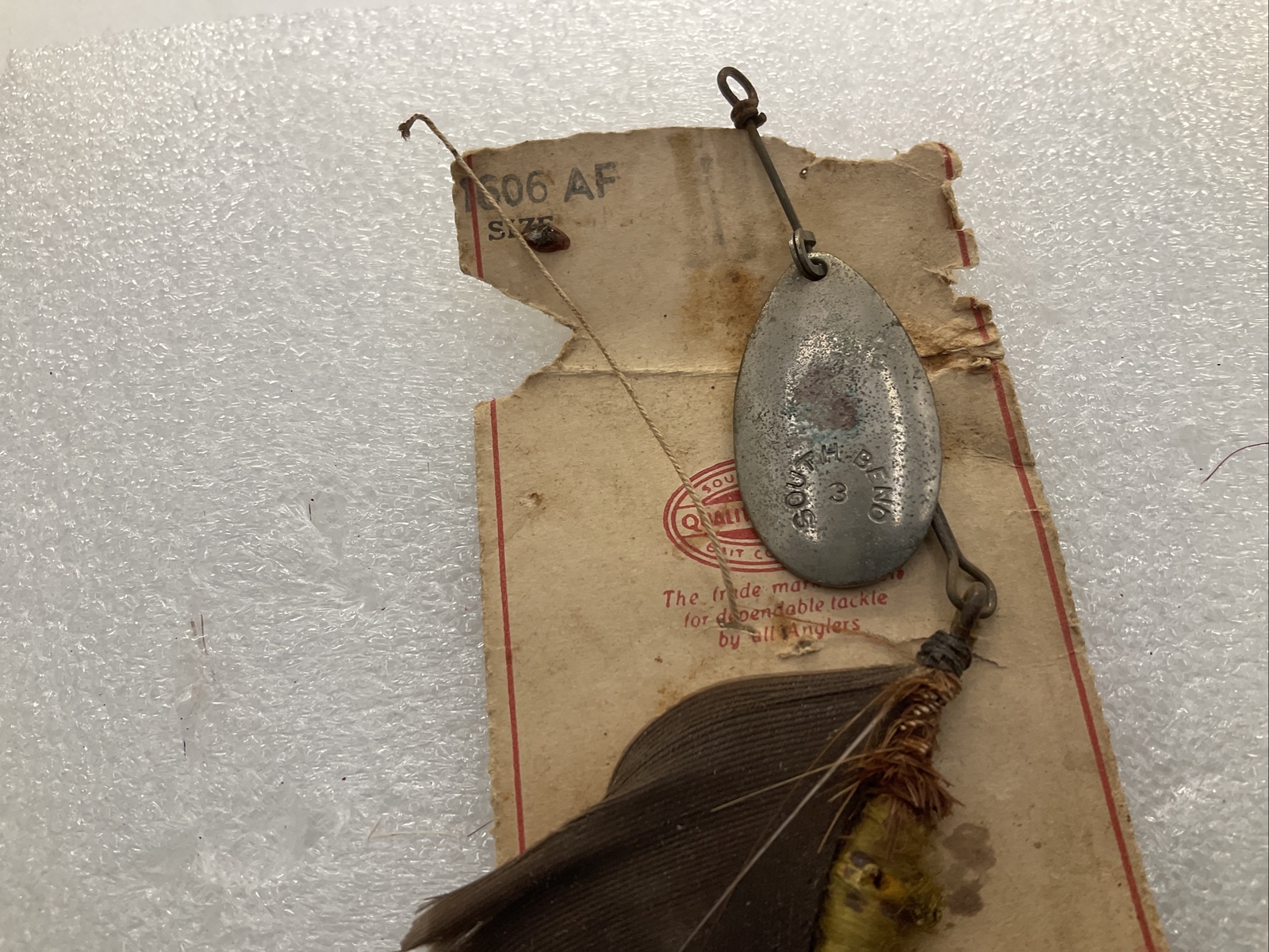 Vintage South Bend Spinner Fly Lure New On Card South Bend Indiana | eBay