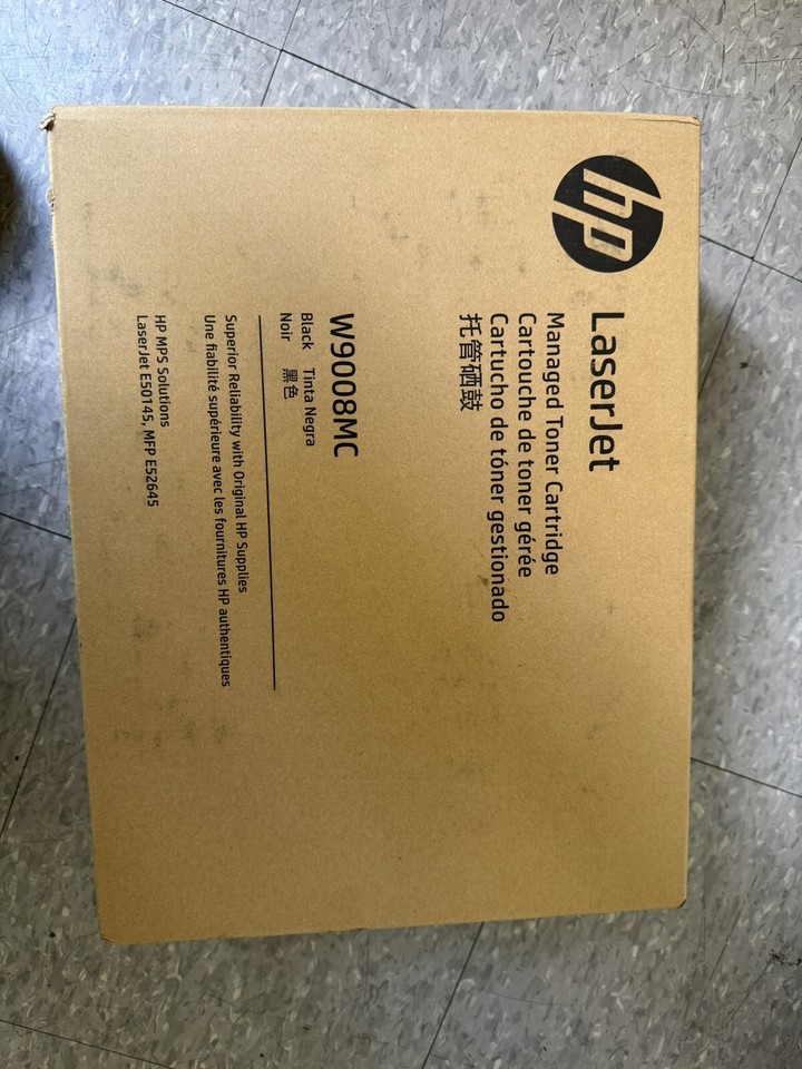 Original HP Toner W9008MC Black for Laserjet Brand New GENUINE FREE ...