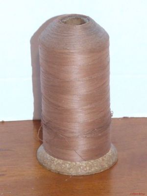 Vintage Spool of Brown Thread | eBay