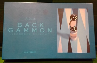 PRINTWORKS | New Classic Games Backgammon Set | eBay Australia