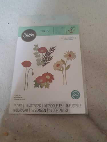 Sizzix Thinlits 16 Die Set - 665284 Wild Blooms #2 by Lisa Jones 630454271352 | eBay