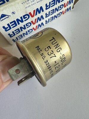 Tung-Sol 537 H.D. 12V Flasher Relay NOS Tungsol For Wagner made in USA ...